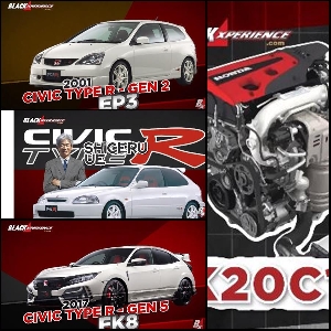Histori Honda Civic Type R dari B Series ke K Series - blackxperience.com