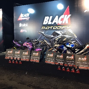 Black Motodify Semarang 2025, Serpico Vandjie Motoshop X IE20 Modified ...