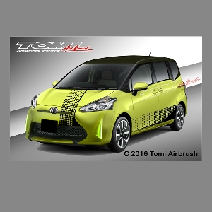 Modifikasi Virtual: Bikin Trendi Tampang Toyota Sienta - blackxperience.com