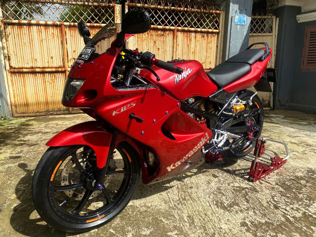 Motor Kawasaki Modifikasi