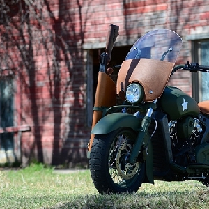Indian Custom Military Scout Bergaya Motor Era Perang Dunia ...